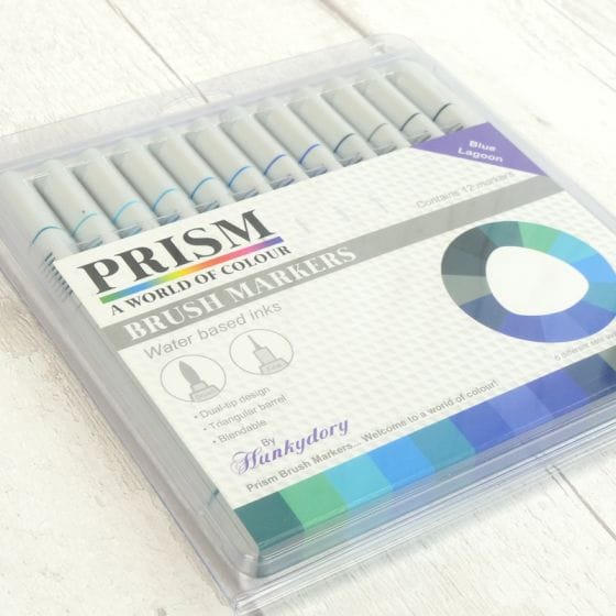 Prism Brush Markers - Blue Lagoon | Hunkydory Crafts