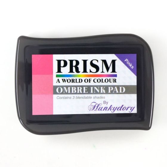 Prism Ombré Ink Pad - Pinks | Hunkydory Crafts