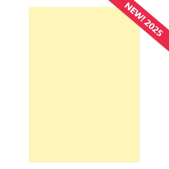 A4 Adoorable Scorable Cardstock - Lemon x 10 Sheets | Hunkydory Crafts