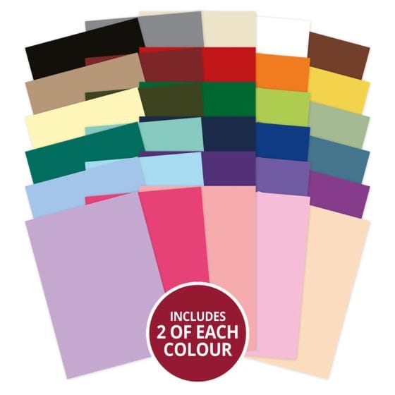 Adorable Scorable Core Colourways x 60 Sheets | Hunkydory Crafts
