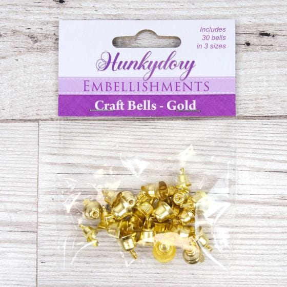 Craft Bells - Gold | Hunkydory Crafts