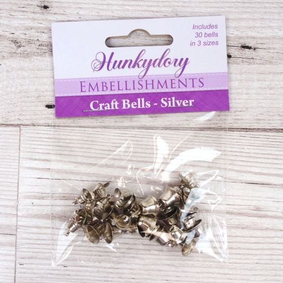 Craft Bells - Silver | Hunkydory Crafts