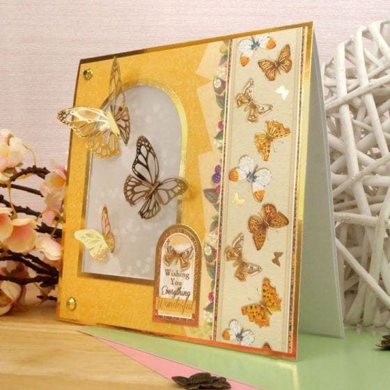 Beautiful Butterfly Embellishments | Hunkydory Crafts