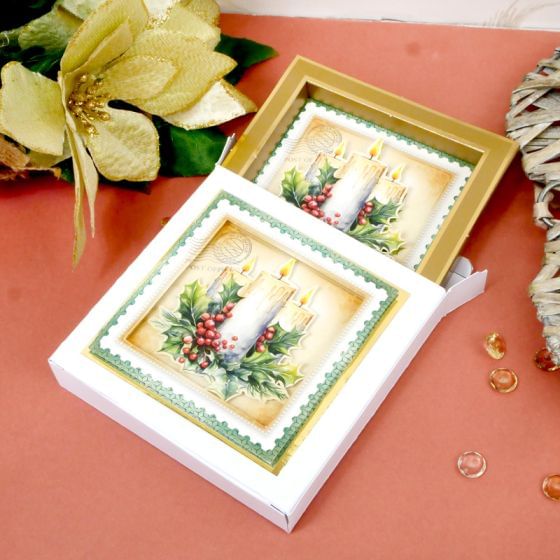 Christmas Post Square Pocket Pad | Hunkydory Crafts