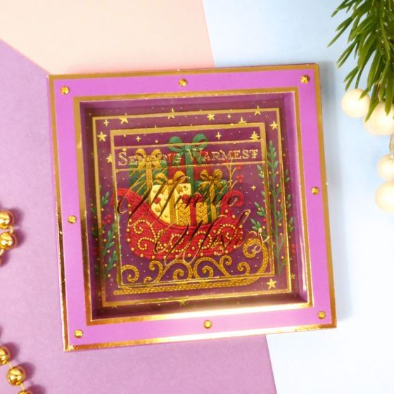 Square Pocket Pad Box Frames | Hunkydory Crafts