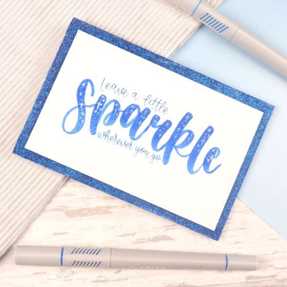 Prism Brush Markers - Blue Lagoon | Hunkydory Crafts