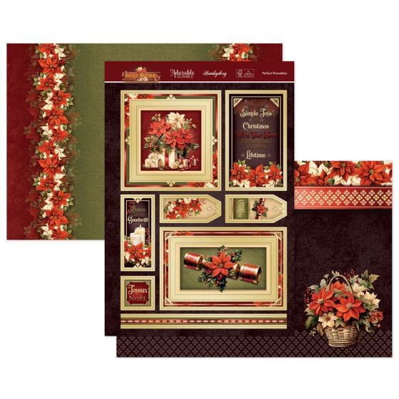 Perfect Poinsettia Luxury Topper Set | Hunkydory Crafts
