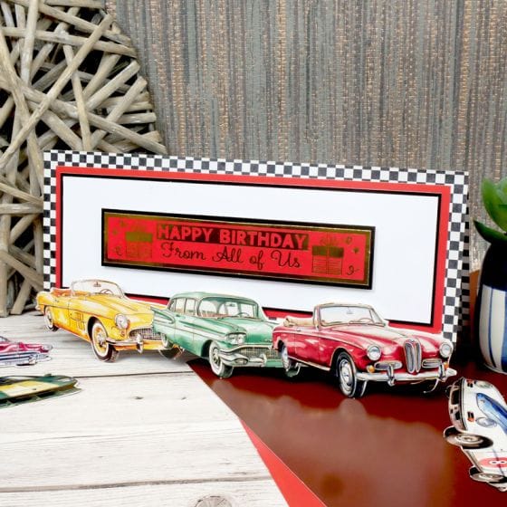 Delightful Die-Cuts - Classic Cars | Hunkydory Crafts