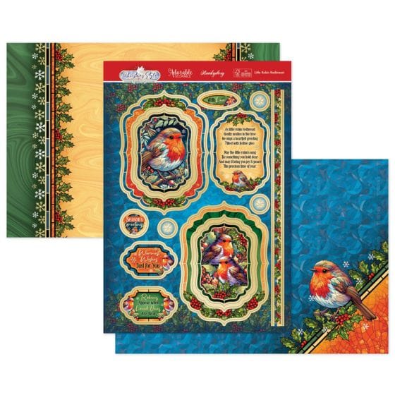 Little Robin Redbreast Luxury Topper Set | Hunkydory Crafts