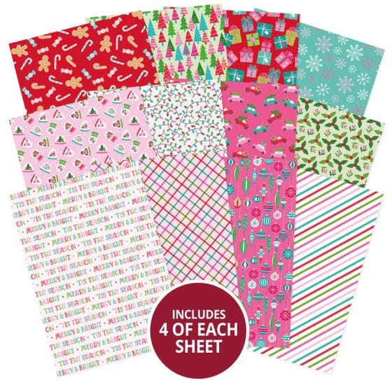Hunkydory Essential Selection Paper Pad - Cute Christmas | Hunkydory Crafts