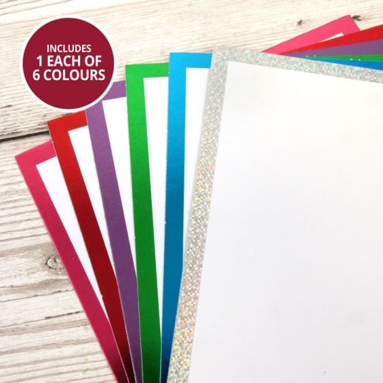 Foiled Edge Card Blanks & Envelopes Megabuy - Brights Edition | Hunkydory Crafts