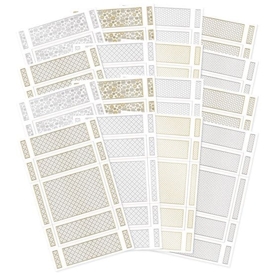 Foiled Pattern Kinetic Cards - Ink Me! Selection | Hunkydory Crafts