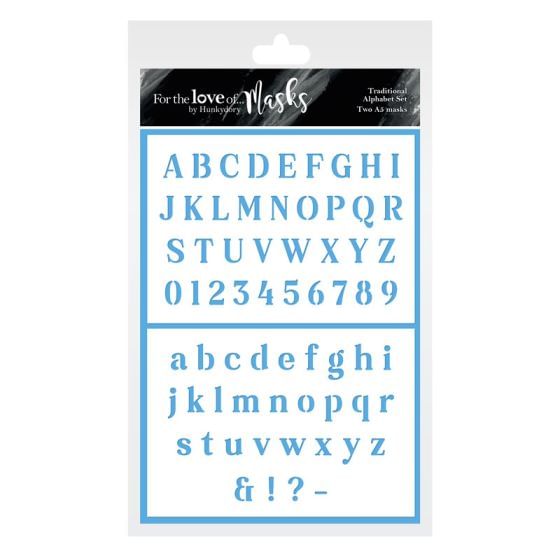 For the Love of Masks - Alphabet Collection | Hunkydory Crafts