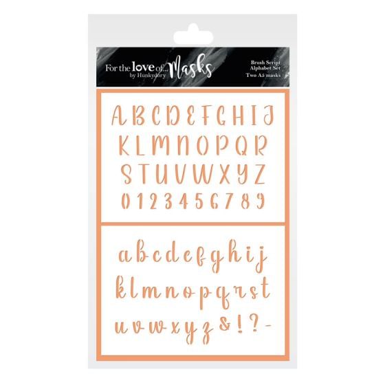 For the Love of Masks - Alphabet Collection | Hunkydory Crafts