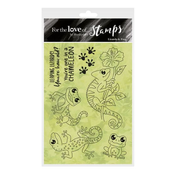 For the Love of Stamps - Lizards & Frog | Hunkydory Crafts
