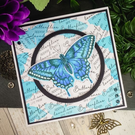 For the Love of Stamps - Layering Swallowtail Butterfly A5 Stamp Set ...