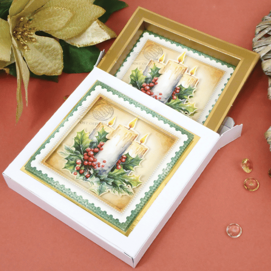 Handmade Card Boxes - 4" x 4" | Hunkydory Crafts