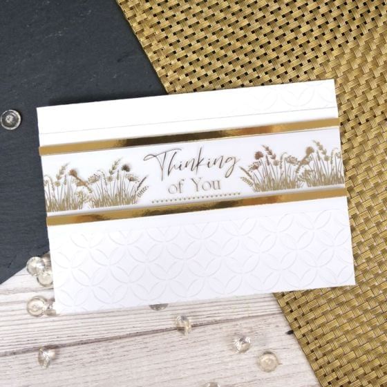 Luxury Foiled Acetate Card Wraps | Hunkydory Crafts