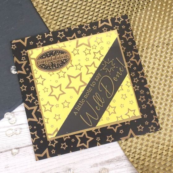 Luxury Foiled Acetate Card Wraps | Hunkydory Crafts