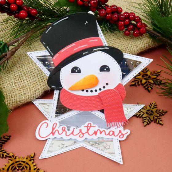 Moonstone Dies - Layering Snowman | Hunkydory Crafts