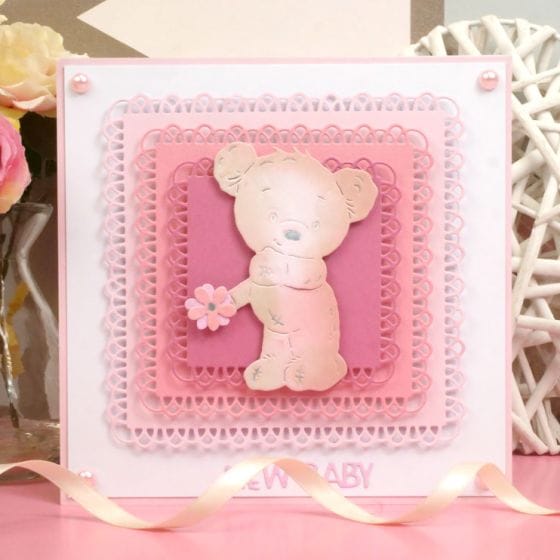 Moonstone Dies - Lovely Lace Nesting Dies - Squares | Hunkydory Crafts