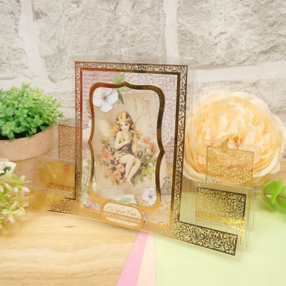 Foiled Pattern Acetate Stepper Cards | Hunkydory Crafts