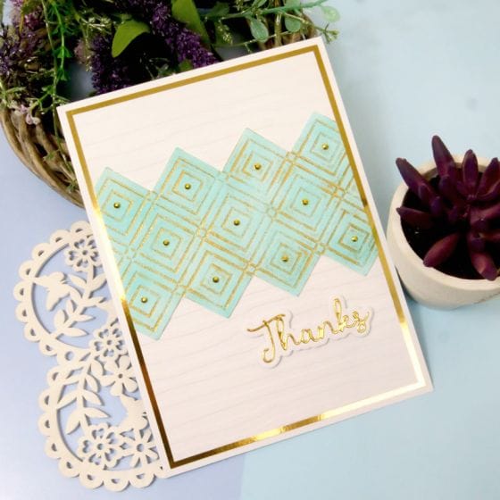 Moonstone Embossing Folders - Geometric Tiles | Hunkydory Crafts