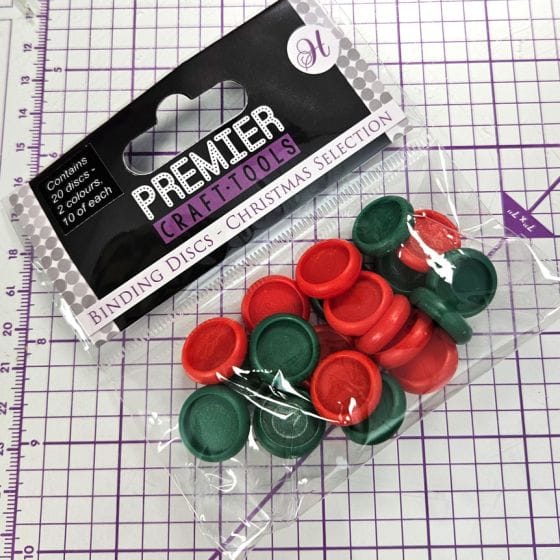 Premier Craft Tools - Binding Discs - Christmas | Hunkydory Crafts