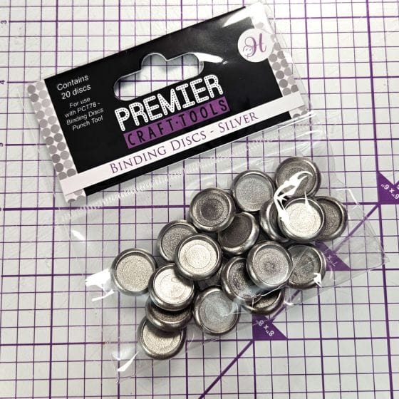 Premier Craft Tools - Binding Discs - Silver | Hunkydory Crafts