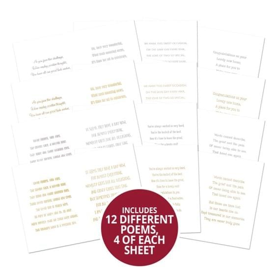 Perfect Poetry Foiled Paper Pad - Moments | Hunkydory Crafts