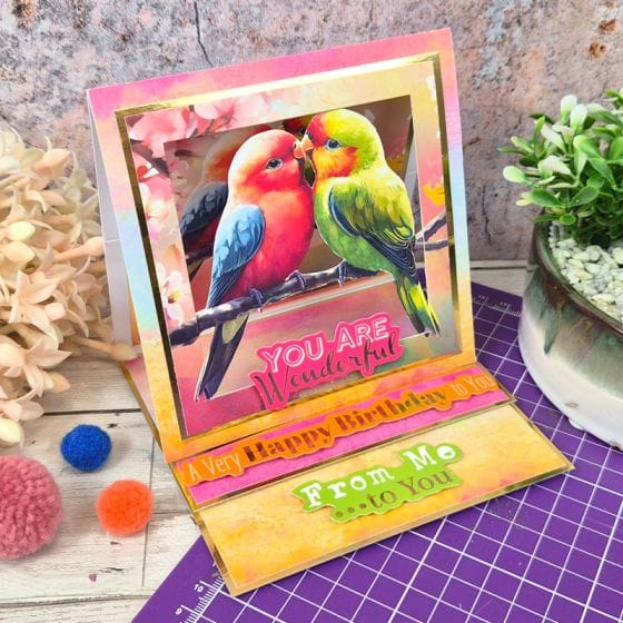 Luxury Shaped Cards - Easy Easels | Hunkydory Crafts