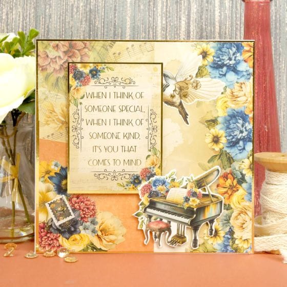 Vintage Melody Stickables Perfect Verses | Hunkydory Crafts