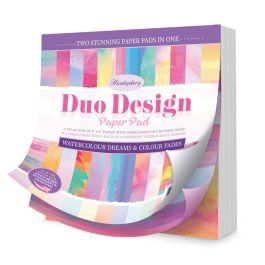 Duo Design Paper Pad - Watercolour Dreams & Colour Fades | Hunkydory Crafts