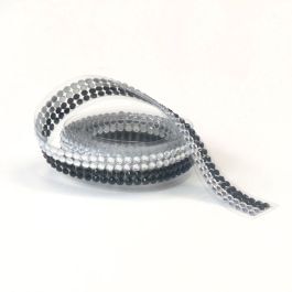 Diamond Sparkles Gemstone Rolls - Crystal & Black | Hunkydory Crafts