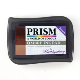 Prism Ombré Ink Pad - Browns | Hunkydory Crafts