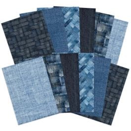 Adorable Scorable Designer Card Packs - Denim Delight | Hunkydory Crafts