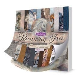Running Free 8" x 8" Paper Pad | Hunkydory Crafts