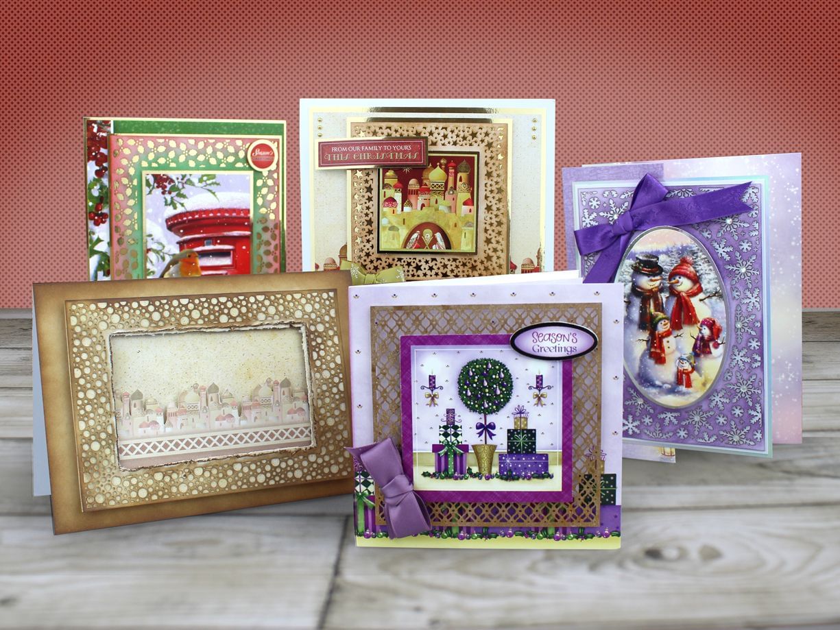 Festive Filigree Frames Inserts & Papers | Hunkydory Crafts