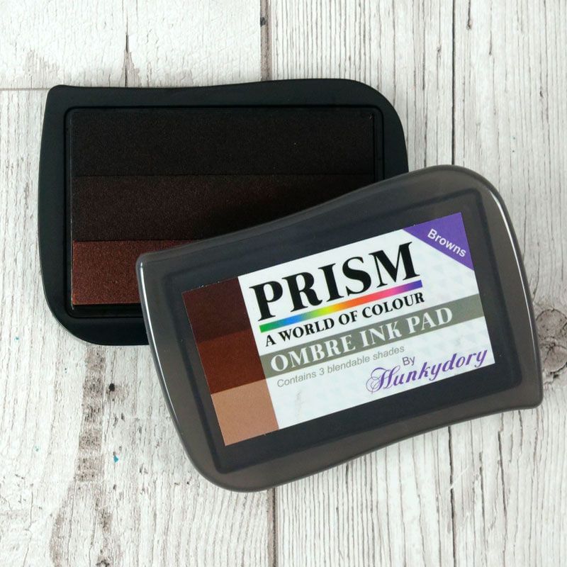 Prism Ombré Ink Pad - Browns | Hunkydory Crafts
