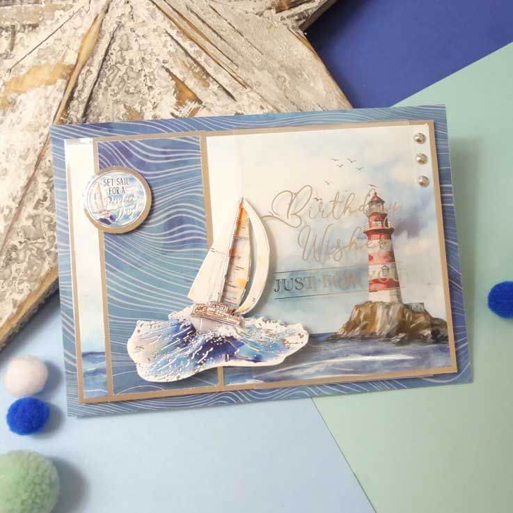 A Shore Thing Decoupage Topper Sheet | Hunkydory Crafts