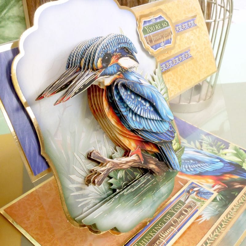 Beautiful Birds Deco-Large Set - Colourful Kingfisher | Hunkydory Crafts
