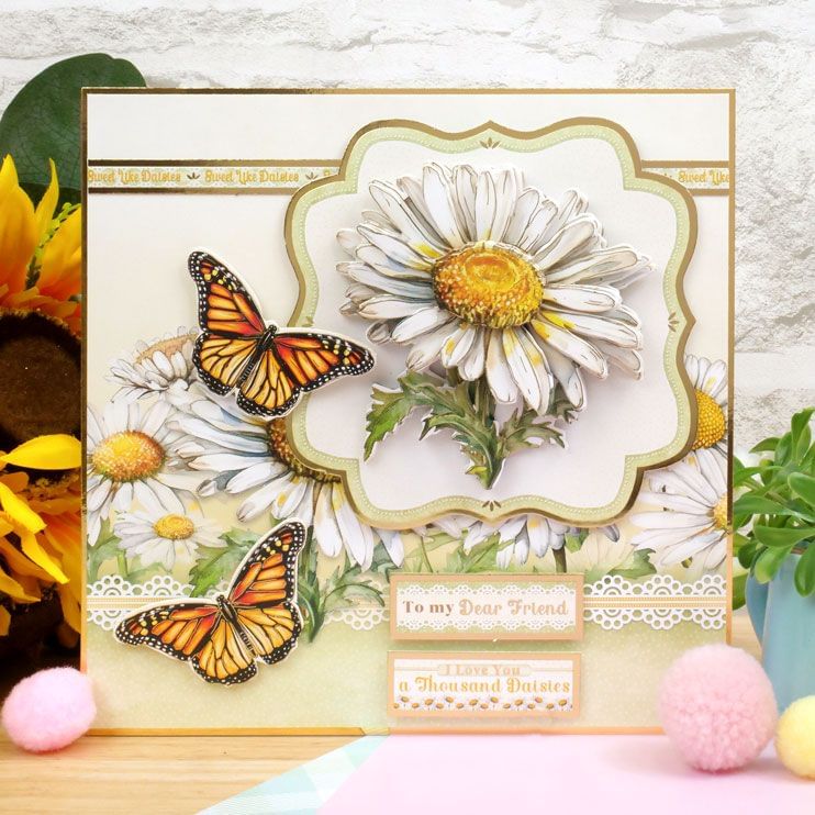 In Full Bloom Deco-Large Set - Sweet Like Daisies | Hunkydory Crafts