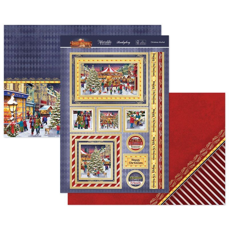 Christmas Market Luxury Topper Set | Hunkydory Crafts
