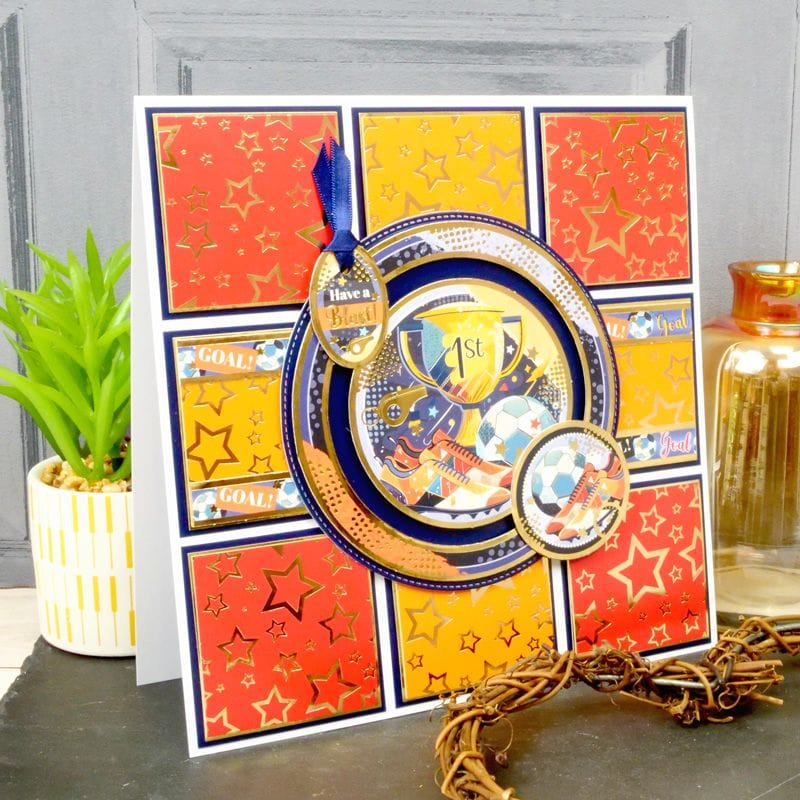 Just For Him Foiled Edge-to-Edge Cardstock | Hunkydory Crafts