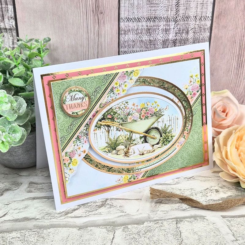 Evergreen Manor Foiled Edge-to-Edge Cardstock | Hunkydory Crafts