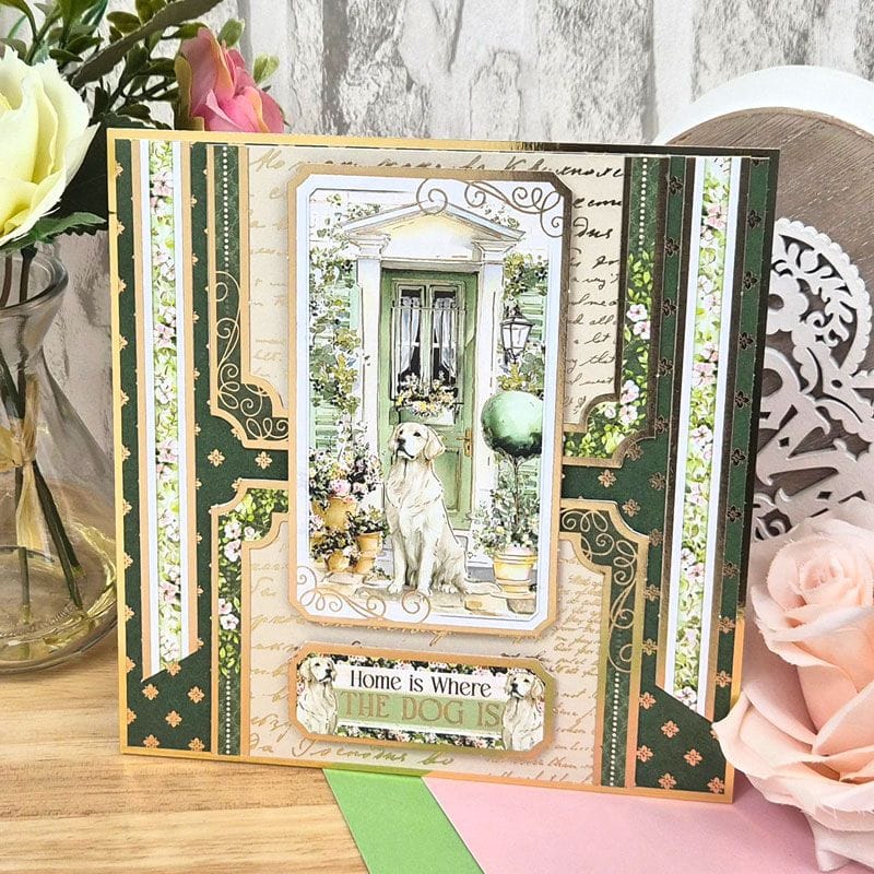 Evergreen Manor Foiled Edge-to-Edge Cardstock | Hunkydory Crafts