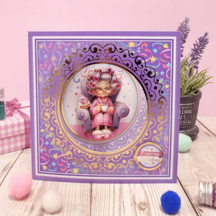 Delightful Golden Oldies Decoupage Card Kit | Hunkydory Crafts