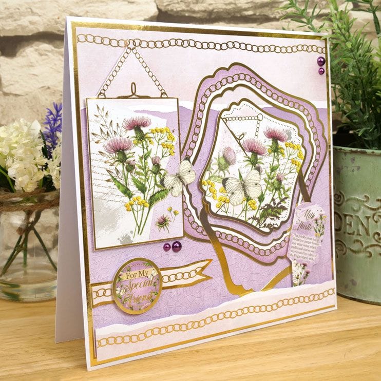 Deluxe Craft Pad - Forever Florals Wildflowers | Hunkydory Crafts