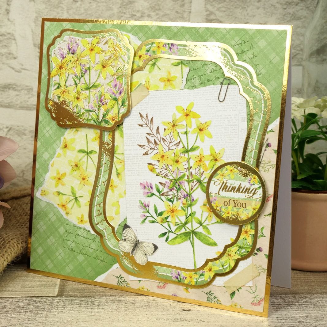 Deluxe Craft Pad - Forever Florals Wildflowers | Hunkydory Crafts