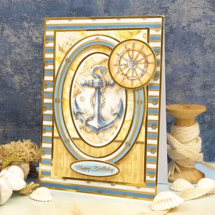 Deluxe Craft Pad - Nautical Moments | Hunkydory Crafts